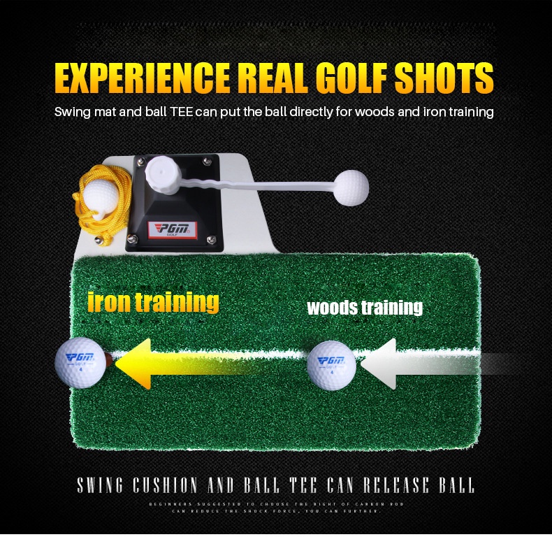 PGM Multi-function mini golf swing trainer golf hitting chipping ...