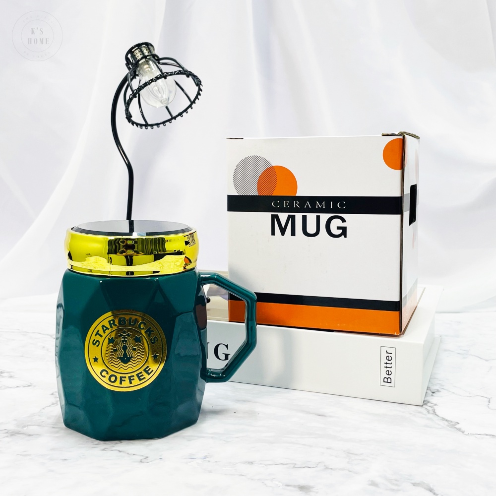 High Quality Ceramic Mirror Mug STARBUCKS Design Hot Water Gift Present ...