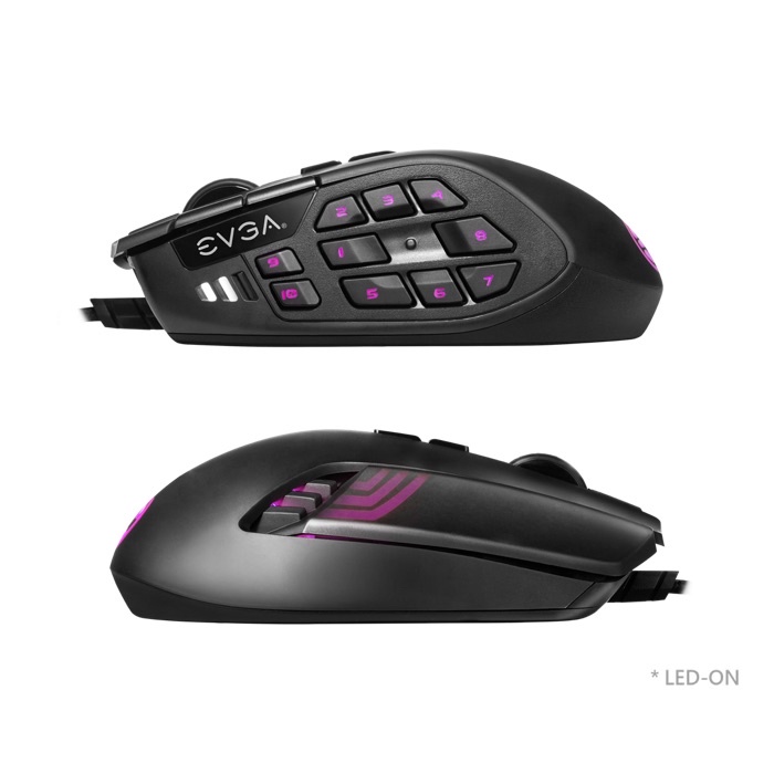 {ReadyStock} EVGA X15 Gaming Mouse MMO ERGONOMIC dota laptop desktop pc ...