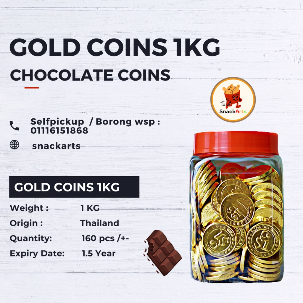 Gold Coin Chocolate / Mini Gold Coin / Gold Bar Chocolate / Door Gift ...