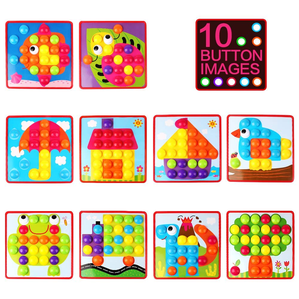 [Ready Stock]Button Arts Idea Educational Toys 12 pictures + 46 ...