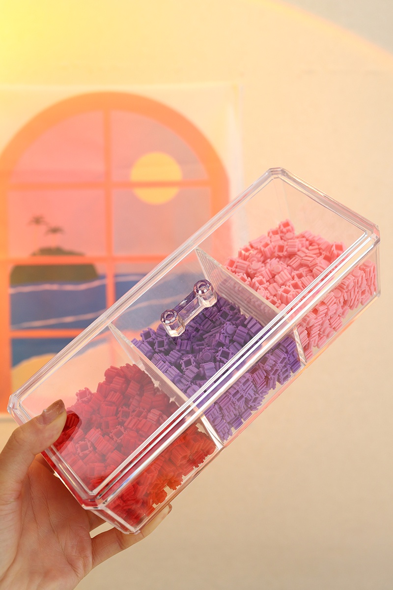 Building Block Toys LEGO Storage Box Display Transparent Stackable ...