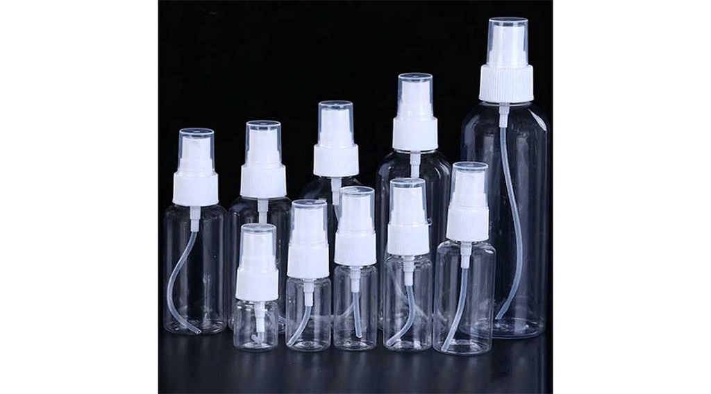 BOTOL SEMBURAN SPRAY BOTTLE 10ml / 20ml / 30ml / 50ml / 60ml / 80ml / 100ml / 120ml / 150ml ...