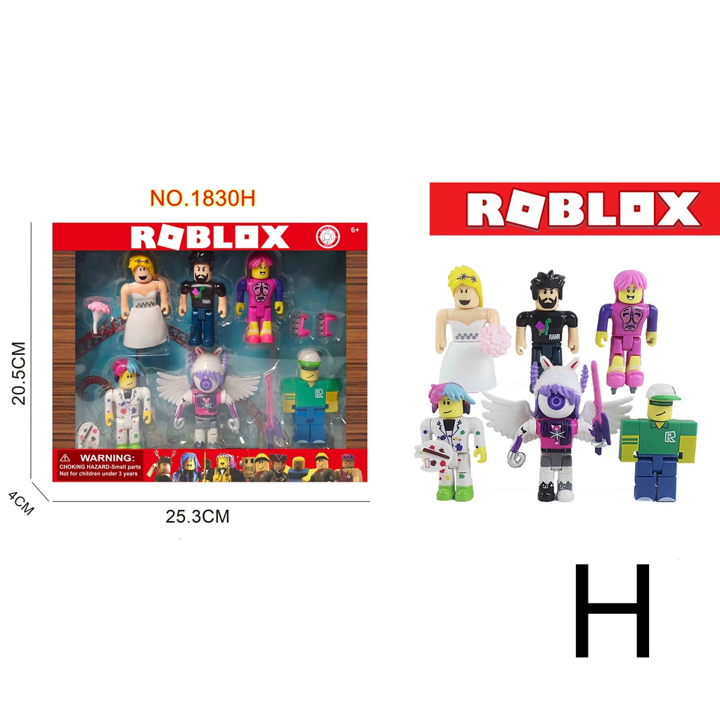ROBLOX Virtual World Game Puppet Building Block Doll Figure Toy ...