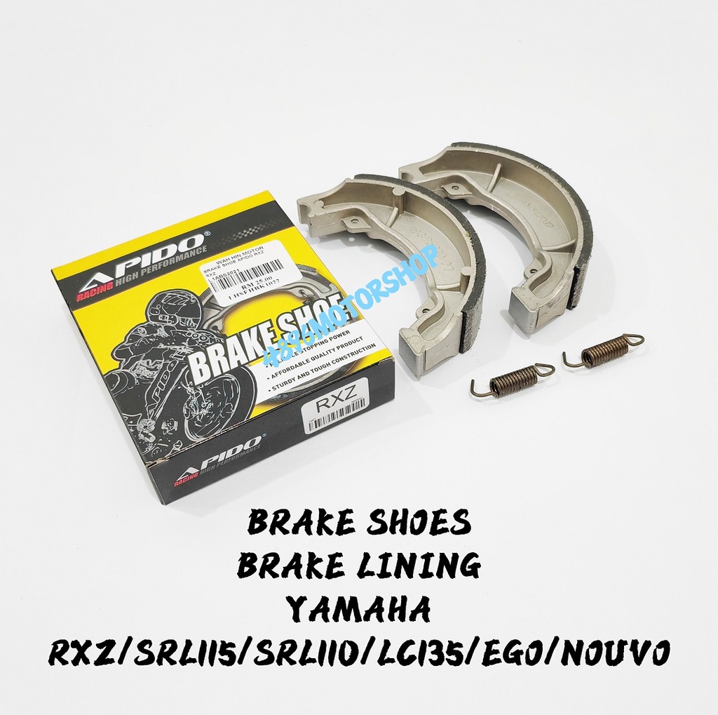 APIDO BRAKE SHOES BRAKE LINING RXZ LC135 SRL110 SRL115 SRL 110 115 FI ...