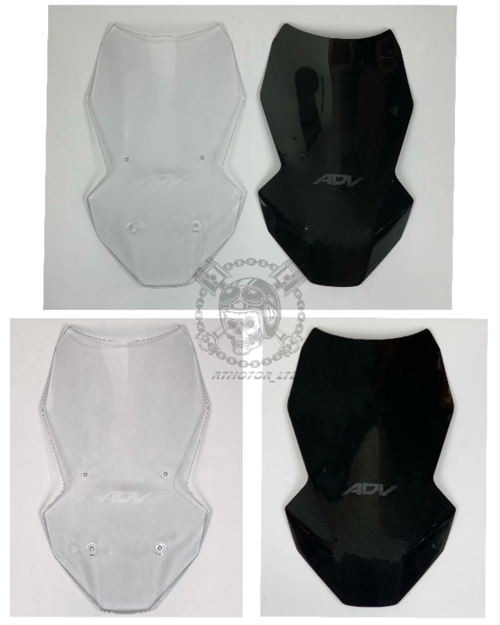 HONDA ADV150 IMPORT WINDSHIELD 60CM WINDSCREEN ADV-150 U SHAPE | Shopee ...