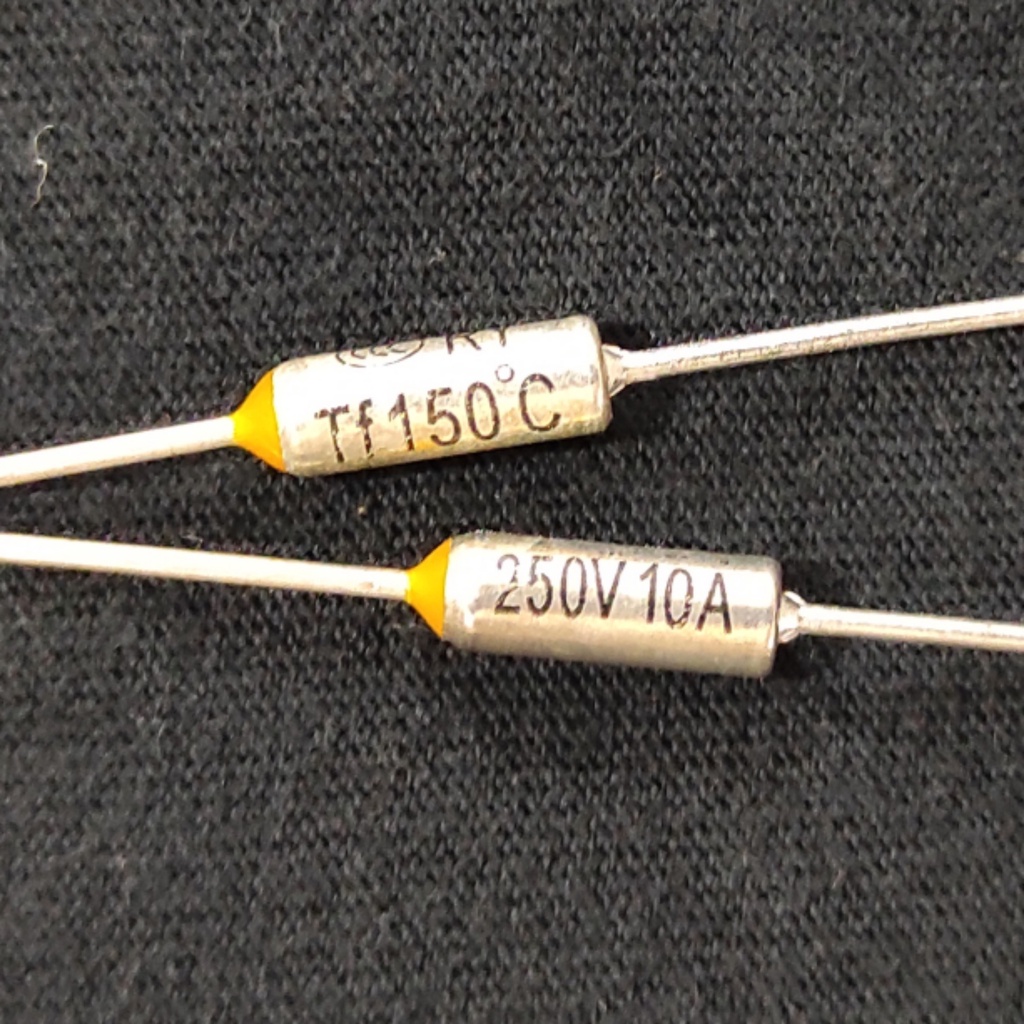 2 Biji 10A 150C 220V Thermal Fuse Rice Cooker thermal fusevtermo fuse ...