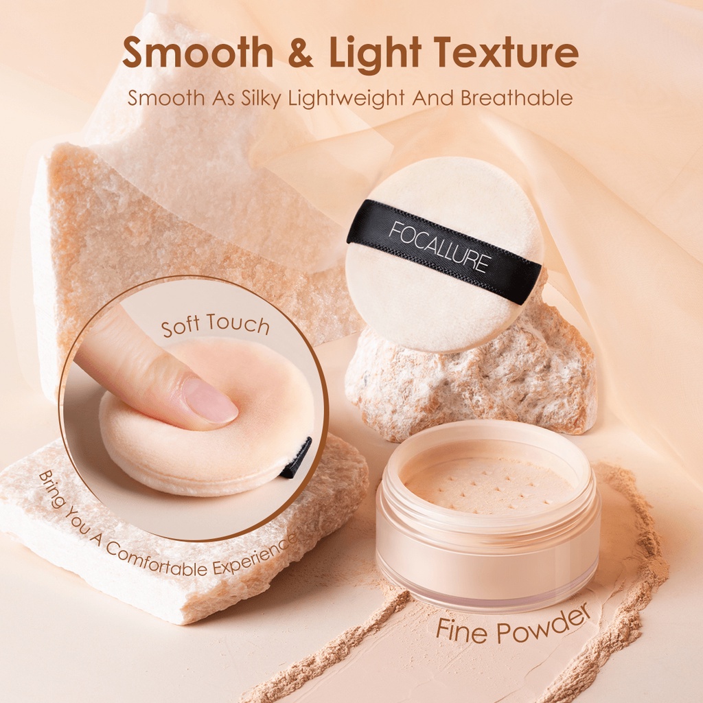 FOCALLURE FA15 Loose Setting Powder Oil Control Smooth Face Makeup 7g ...