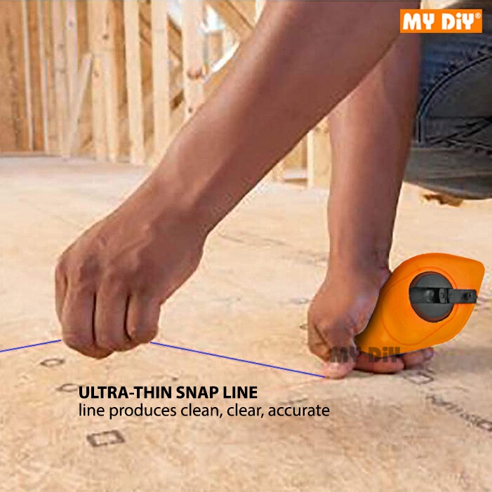 MYDIYHOMEDEPOT - FINDER CHALK LINE REEL SET CHALK LINE MARKER 15M CHALK ...