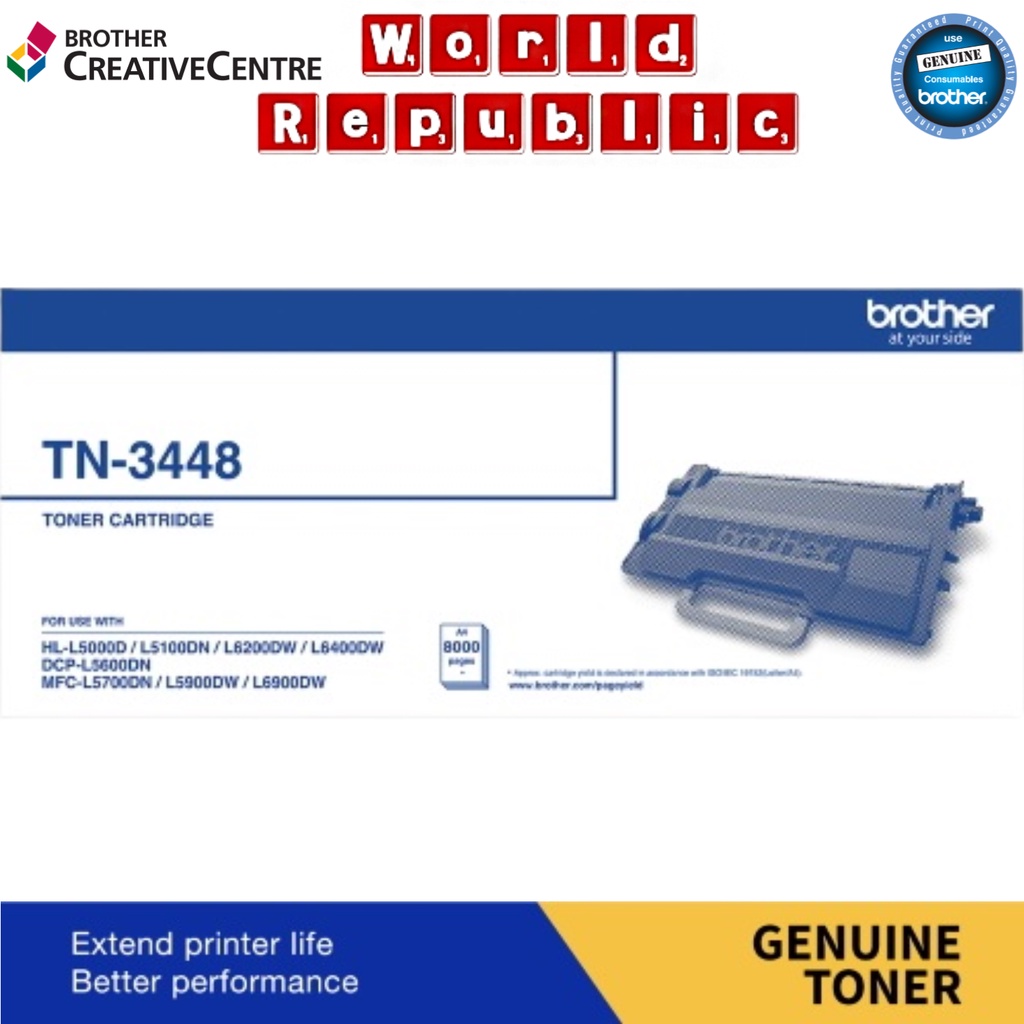 Brother HL-L6400DW A4 Mono Laser Printer Print Duplex WiFi Direct ...