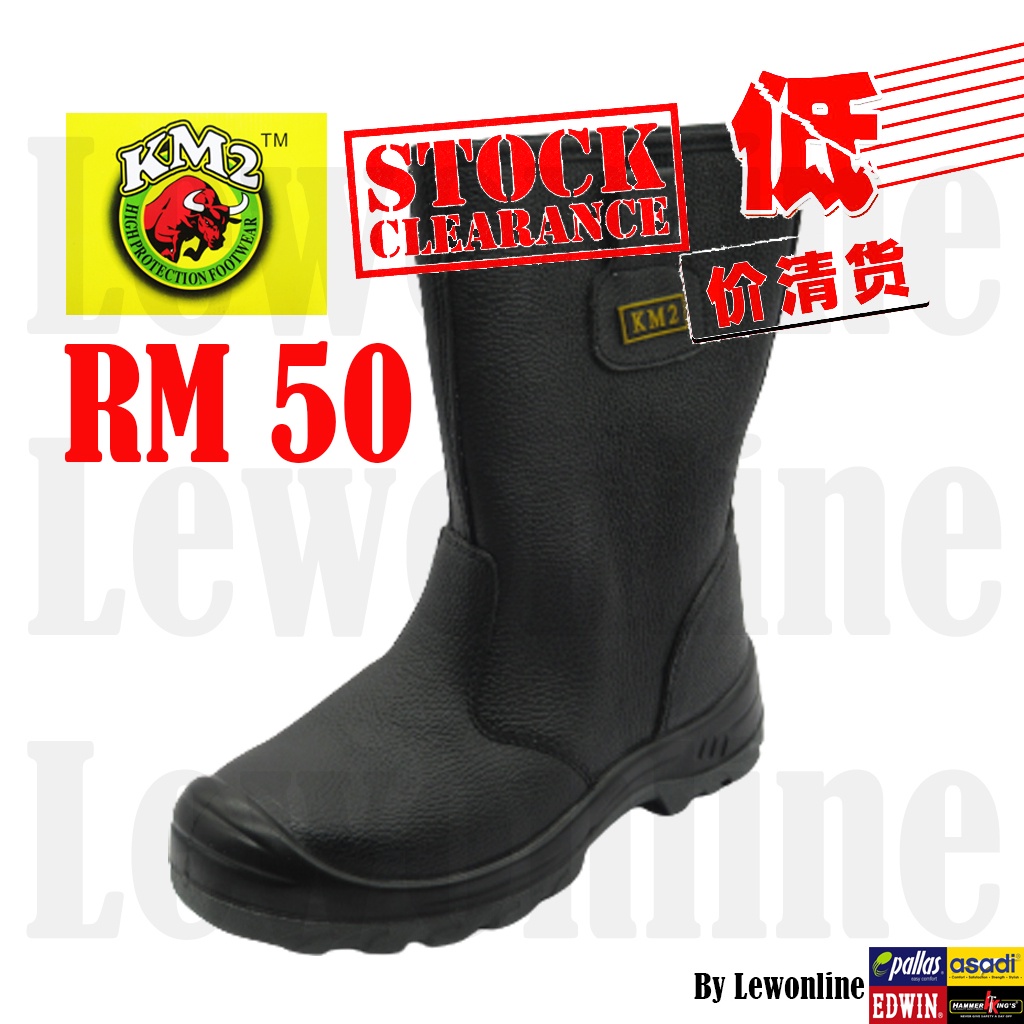 Clearance KM2 Safety Boots Original KM5555 | Shopee Malaysia