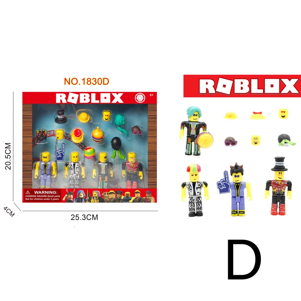 ROBLOX Virtual World Game Puppet Building Block Doll Figure Toy ...