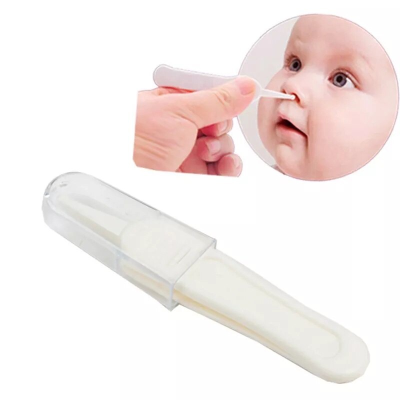 Baby Dig Booger Clip Infants Clean Ear Nose Navel Safety Tweezers Safe ...