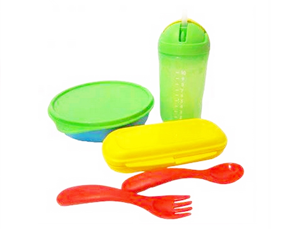 TUPPERWARE KID TWINKLE FEEDING BOWL 430ML (baby set baby bowls mangkuk ...