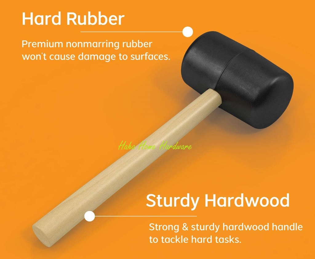 Wood Handle Rubber Mallet Hammer / Hammer Getah 木柄胶槌锤 ~Haha Home ...