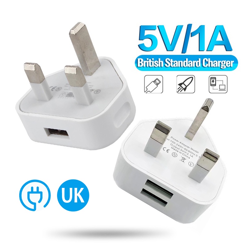 Power Plug UK Charger Standard Mobile Phone Charging Head Triangular ...