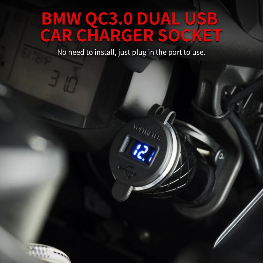 BMW Hella/din Plug USB 3.0 Type C Usb Fast Charger Din For Usb And 18w ...