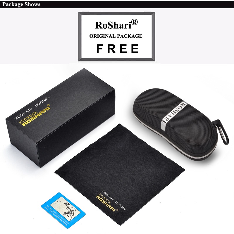 RoShari A103 Polarized Sports Sunglasses for Men Women Fishing Cycling ...