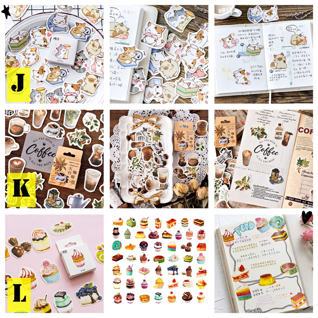 INS Creative Mini Box Series I Deco Stickers DIY Decorations Journal ...