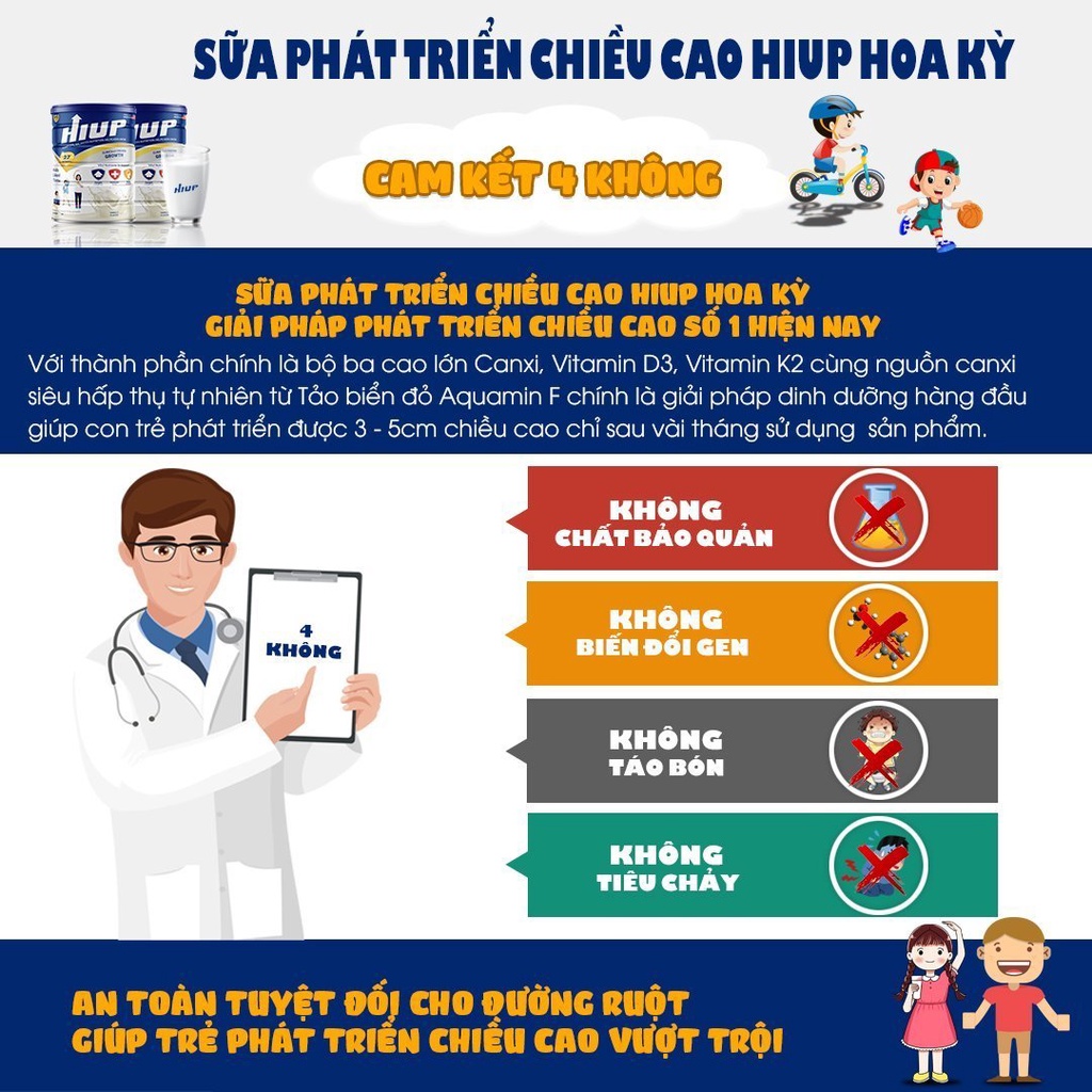 Hiup chocolate flavored milk powder increases height for children from ...