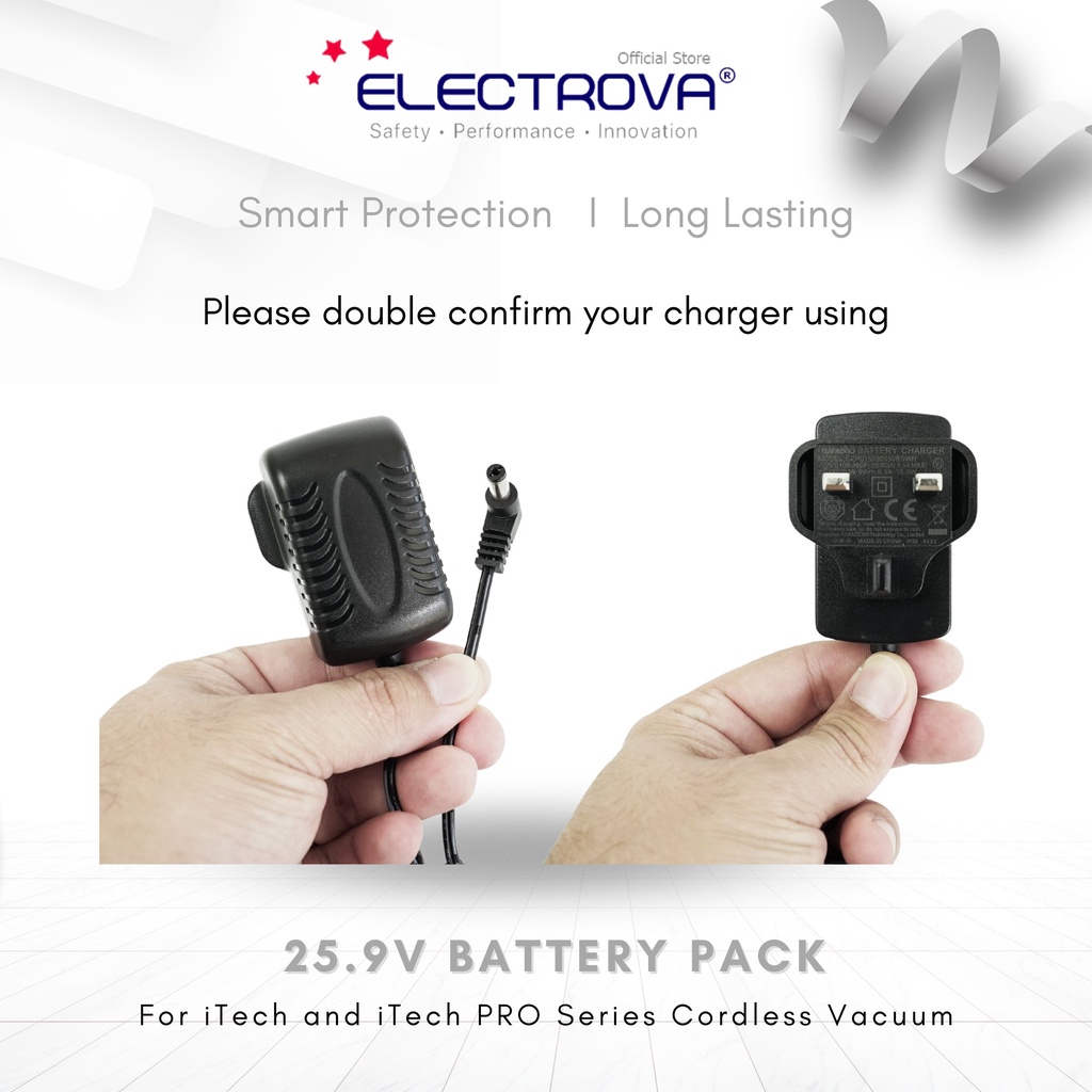 Electrova 25.9V Battery Pack for iTech and iTech PRO Series Cordless ...