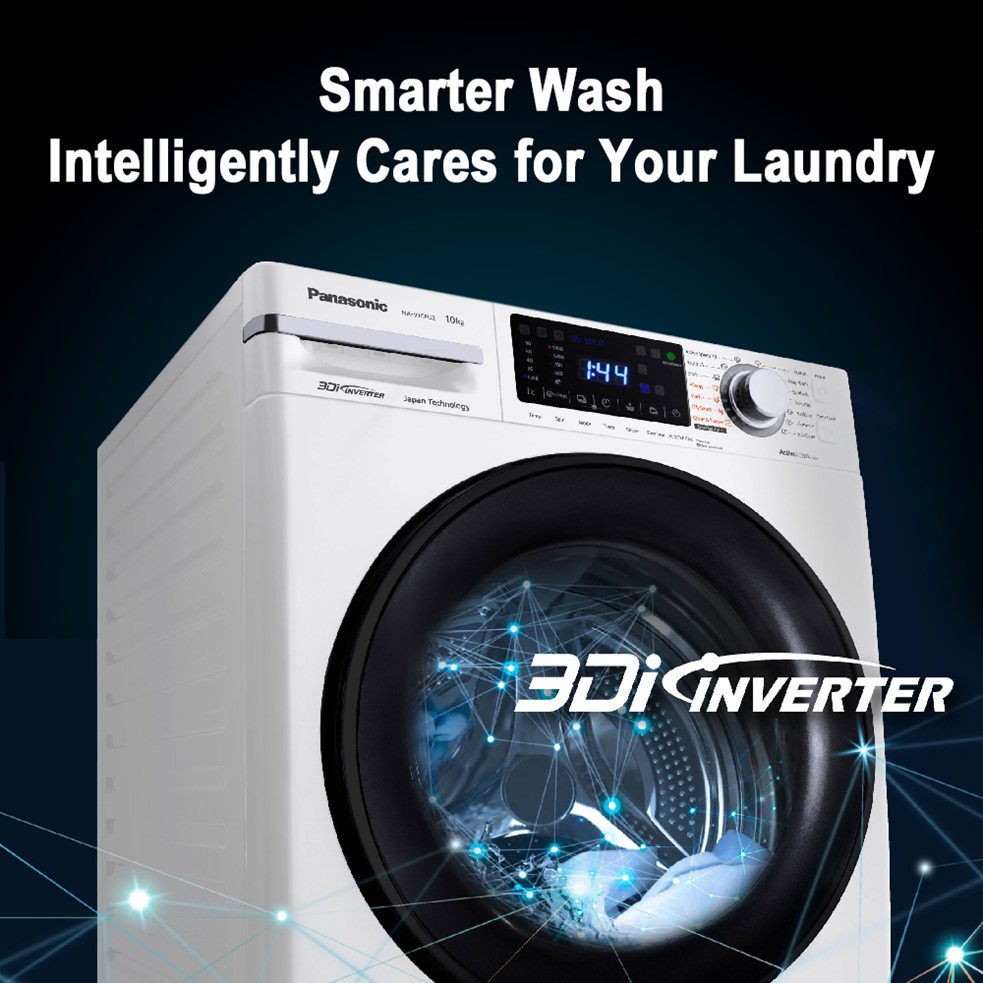 [SAVE 3.0] Panasonic 11.0KG Econavi Inverter Front Load Fully Washer NA ...