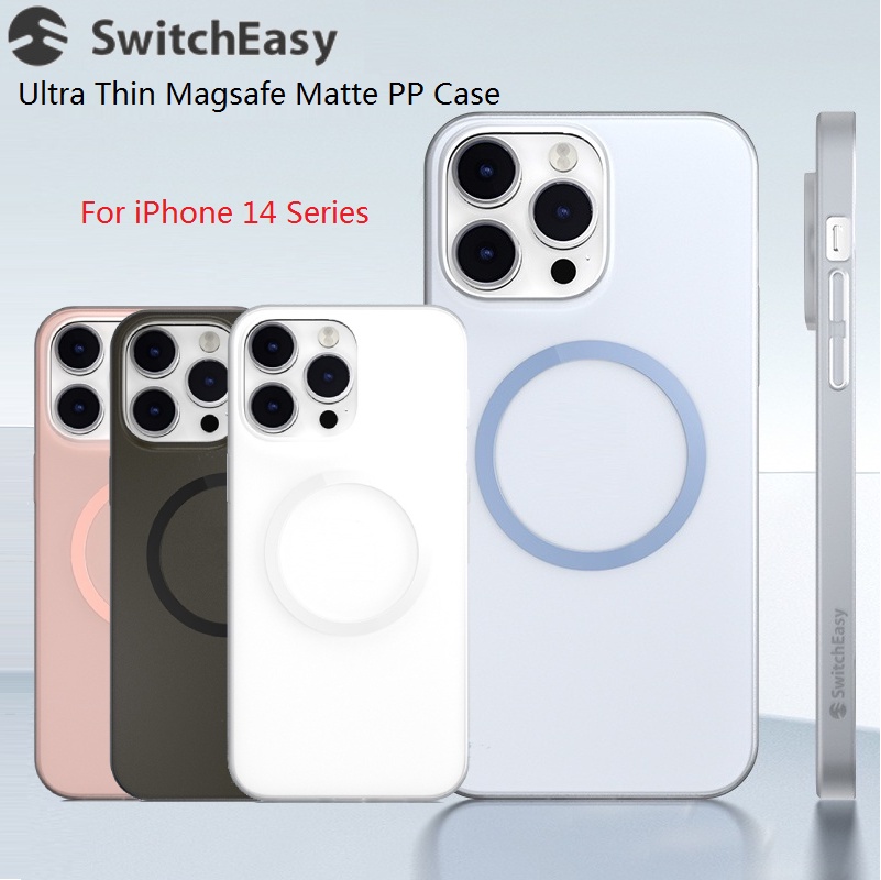 Original Switcheasy Super Thin Magsafe Matte PP Case for iPhone 14/14 ...