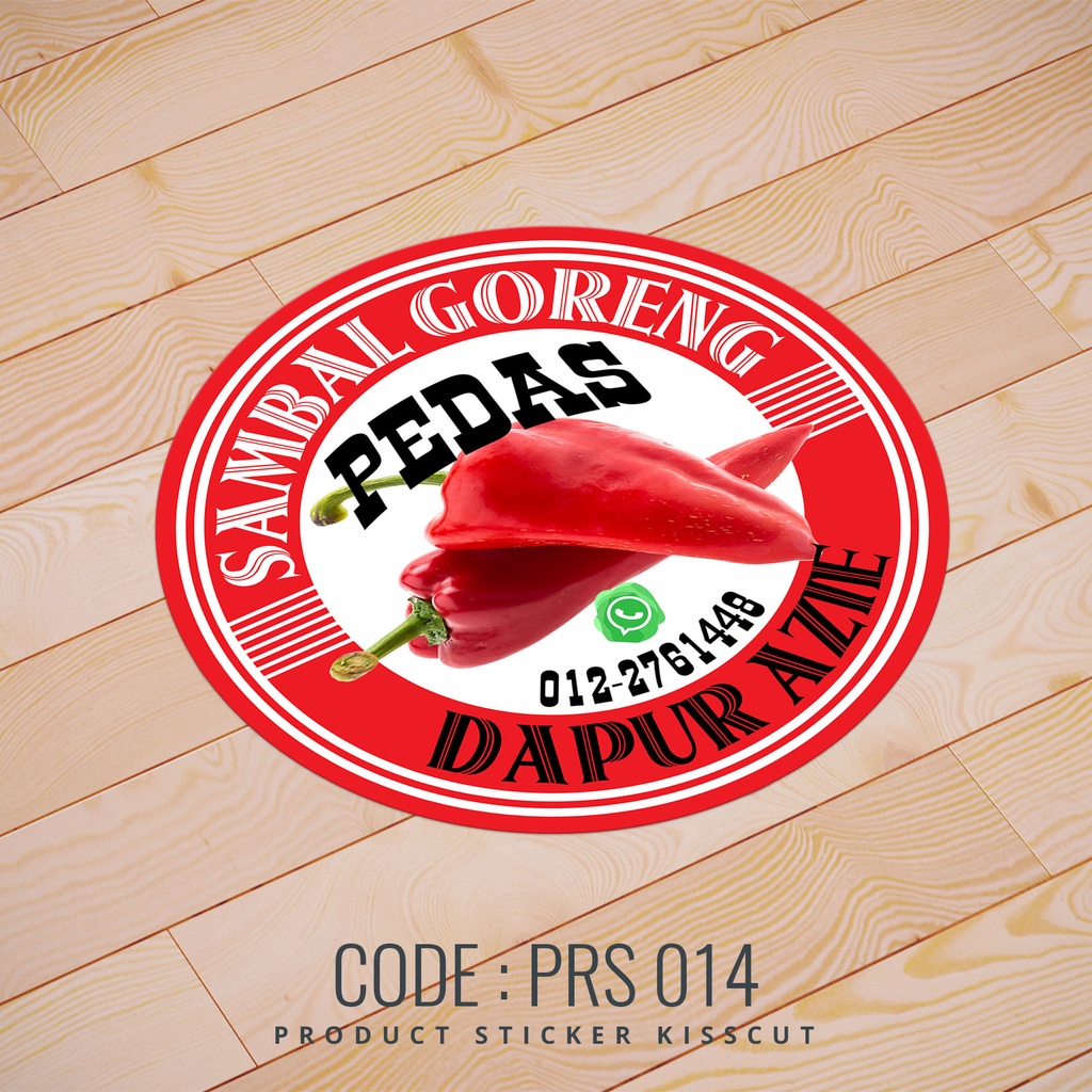STICKER SAMBAL HITAM SAMBAL GARING SAMBAL SAMBAL IKAN BILIS SOS CILI ...