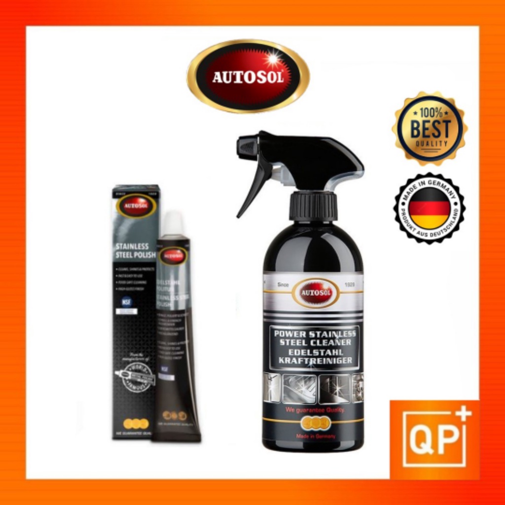 AUTOSOL STAINLESS STEEL POLISH CLEANER 500ML STAINLESS STEEL POLISH ...