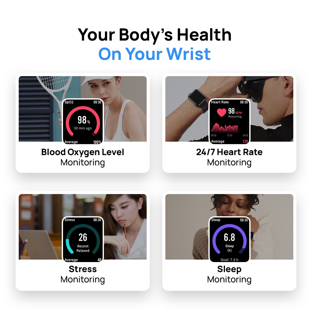 [Ready Stock] Maimo Watch Flow AMOLED Stainless Steel GPS Always-On ...