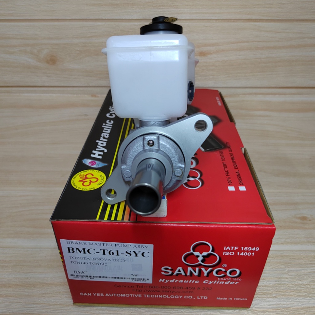 TOYOTA INNOVA TGN140 2017Y BRAKE MASTER PUMP CYLINDER BMC-T61-SYC ...