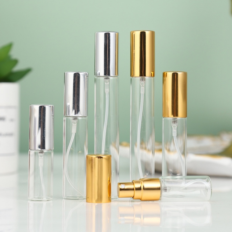5ml/10ml Mini Perfume Spray Flacon Clean Thin Glass Sample Atomizer ...