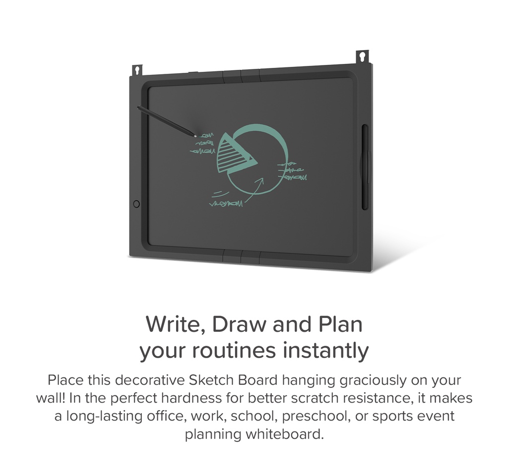 myFirst Sketch Board with Dual Display LCD Sketch Board + Whiteboard ...