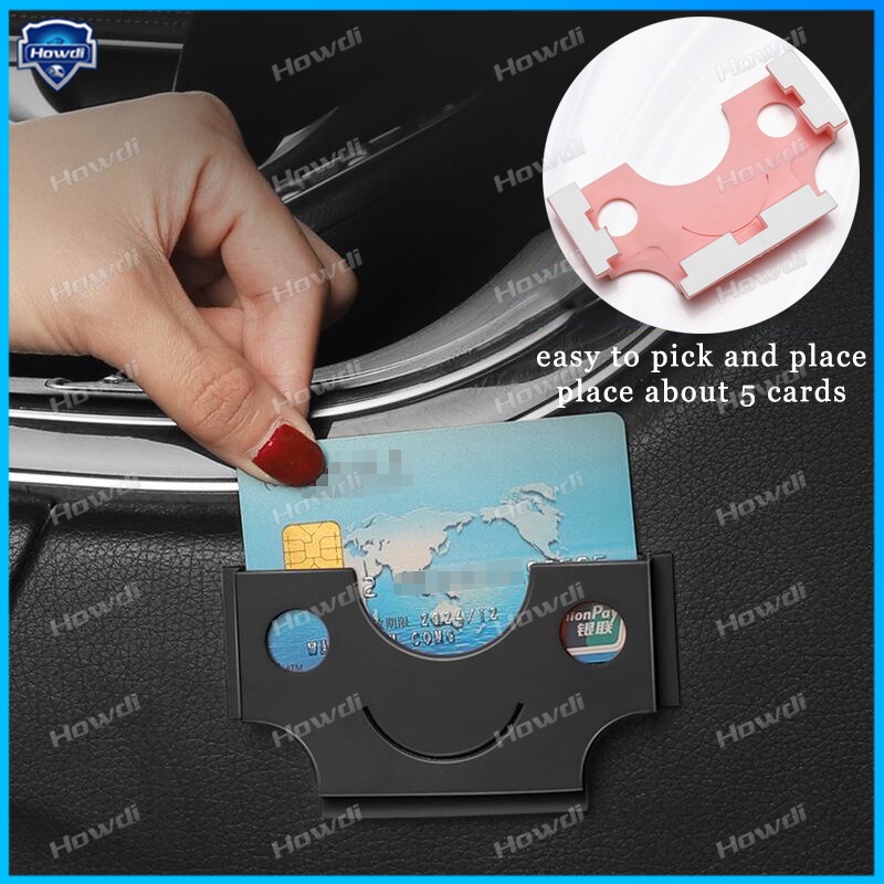 Car Mounted Card Holder Voucher Storage Box IC Card Holder Car ...