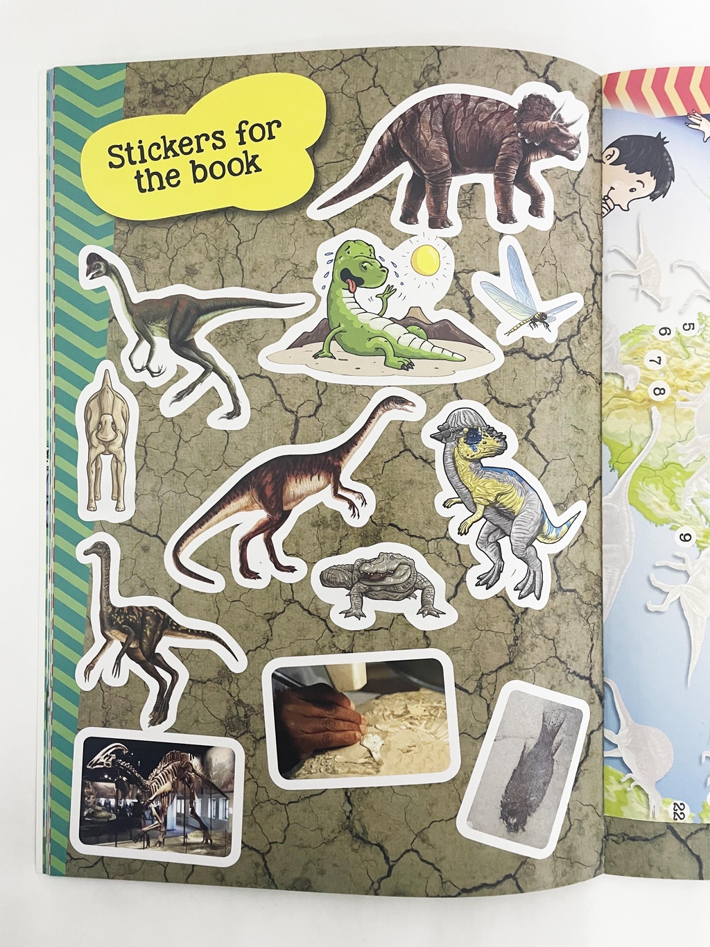 My Dinosaur Atlas Illustrated Activity Book with Dinosaur Stickers ...