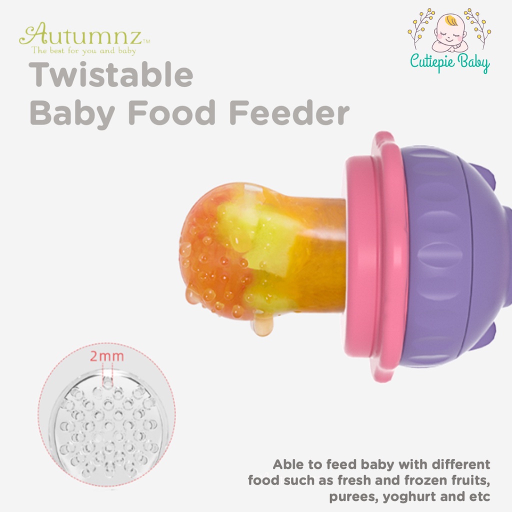 Autumnz Twistable Baby Food Feeder And Autumnz Silicone Baby Food ...