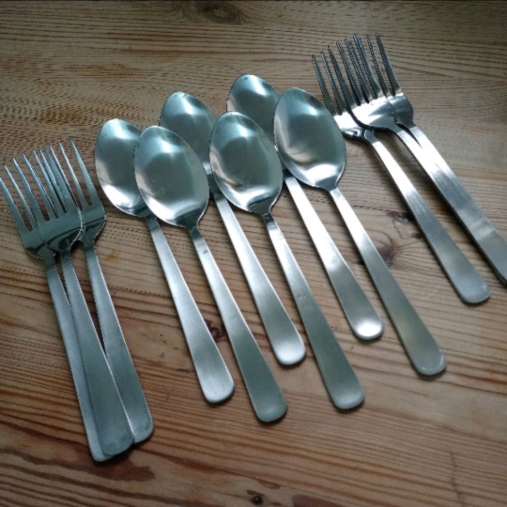 Thick Stainless Steel 838 Hotel Quality Table Fork Set 12pcs/pack ...