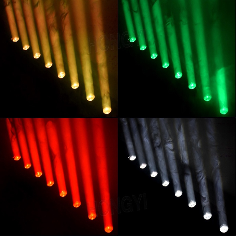 8 Eyes Led Beam Moving Head Light 8Pcs RGBW 4 IN 1 Beam Stage Effect ...