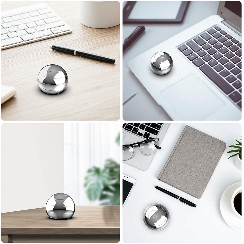 38mm Desktop Decompression Rotating Spherical Metal Gyroscope Office ...