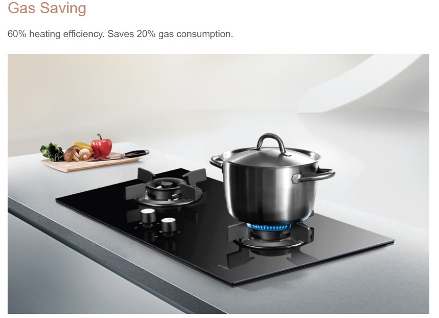Fotile Super Flame Series 5.0KW Built-in 2 Burner Hob GHG73201 FD2B ...