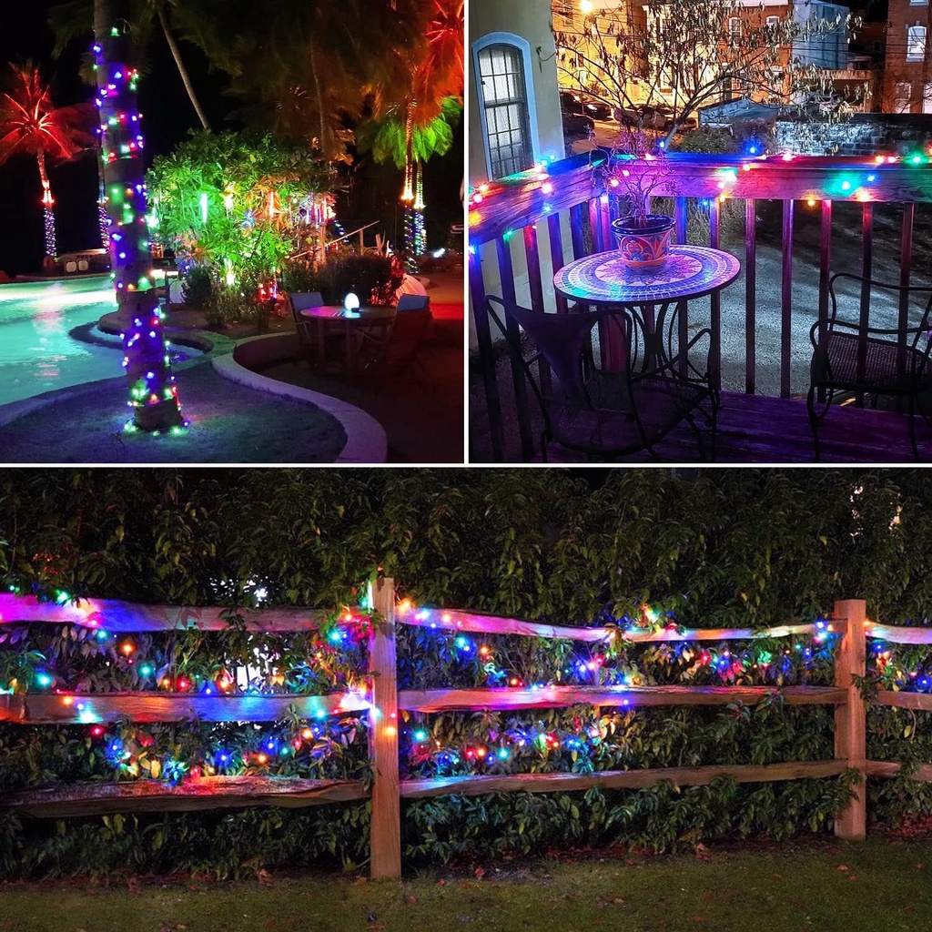 42M/32M/22M/12M Solar Fairy Lights Outdoor Waterproof 8 Modes LED ...