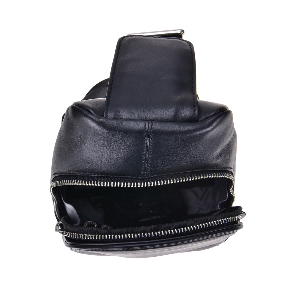 Charles Berkeley ASCOT Genuine Leather Chest Bag Men's Crossbody Waist ...