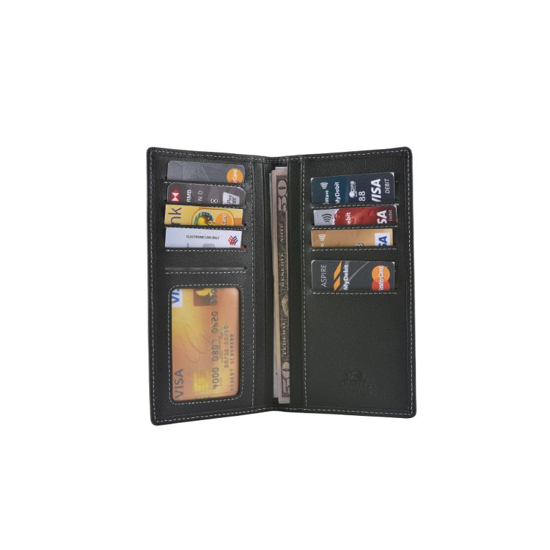 Charles Berkeley Arthur Men's Wallet Genuine Leather Bi-Fold Long ...