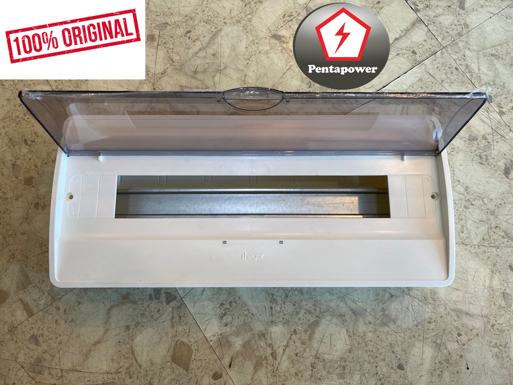 HAGER VS118TVA SURFACE ENCLOSURE18WAYS TRANSPARENT DOOR | Shopee Malaysia