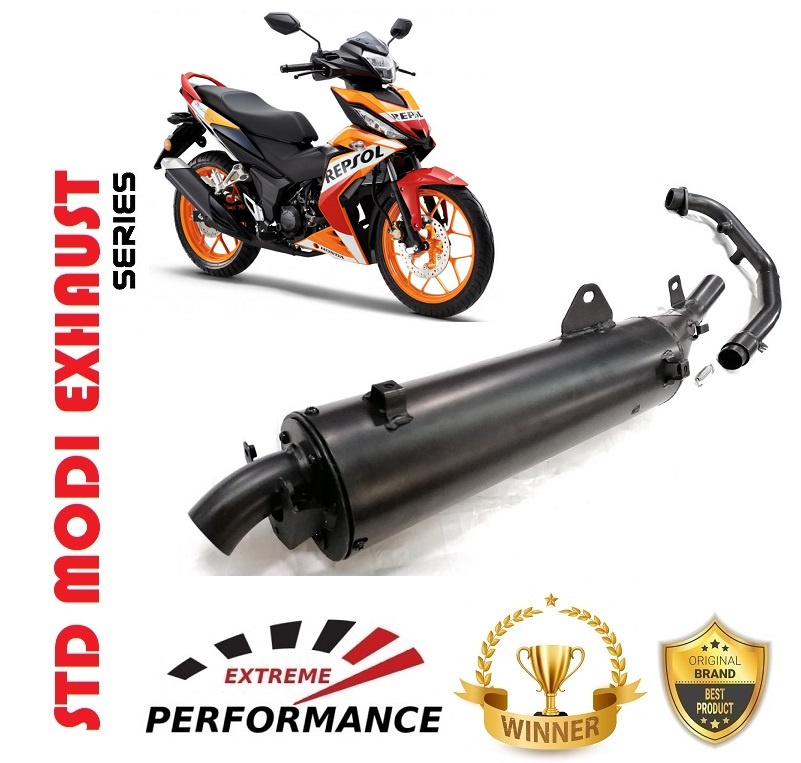 Exhaust Ekzos RS150 RS150R berang wave EPOWER POWERDRAG exzos RSX 150 ...