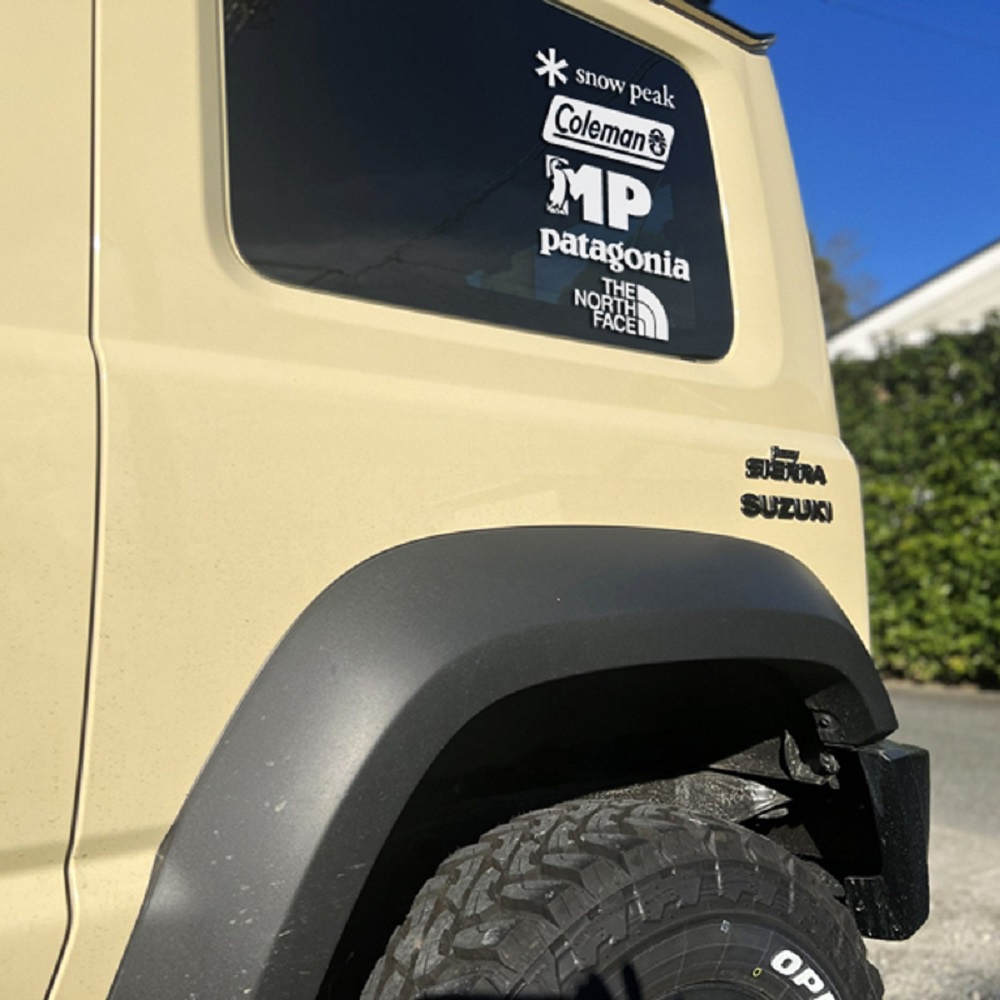 1PC DOD Car Rear Windshield Sticker Helinox CHUMS Outdoor Camper Car ...