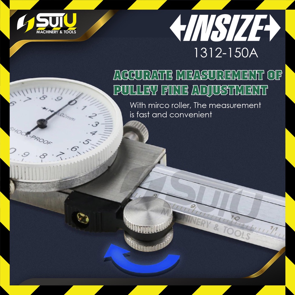 INSIZE 1312-150A 0-150MM Dial Caliper | Shopee Malaysia