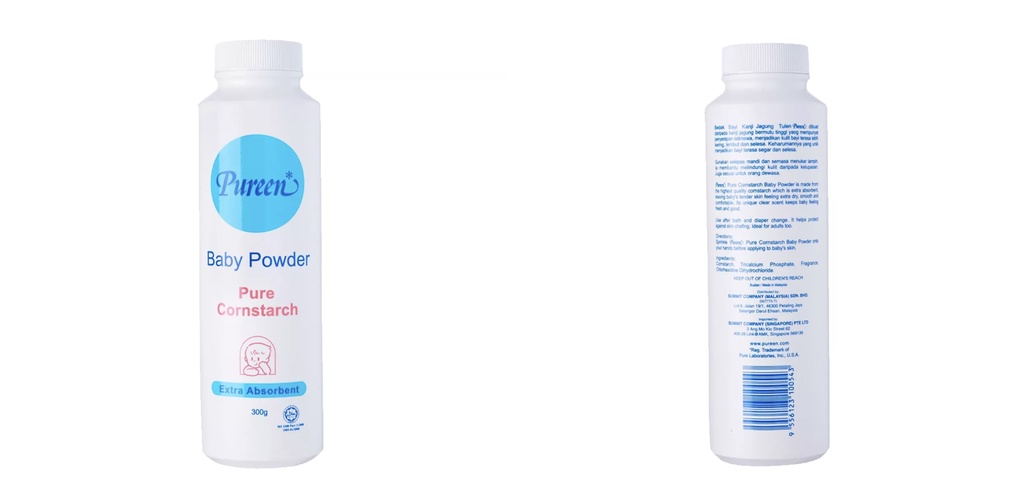 Pureen Cornstarch Powder (300g) (Bundle of 2) | Shopee Malaysia