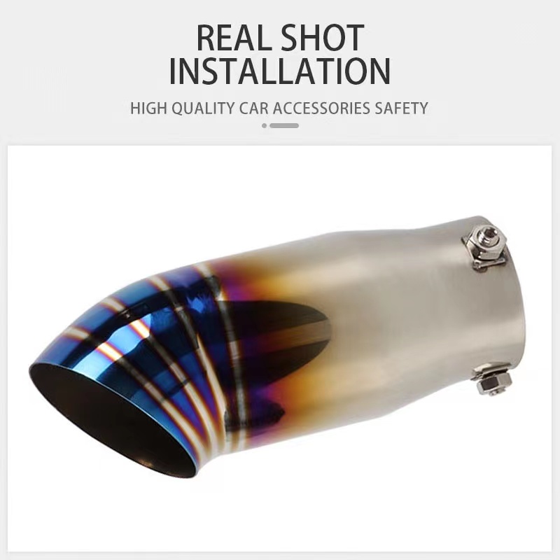 Ekzos tip Titanium Stainless Steel Muffler Exhaust Tail Pipe Axia Myvi ...