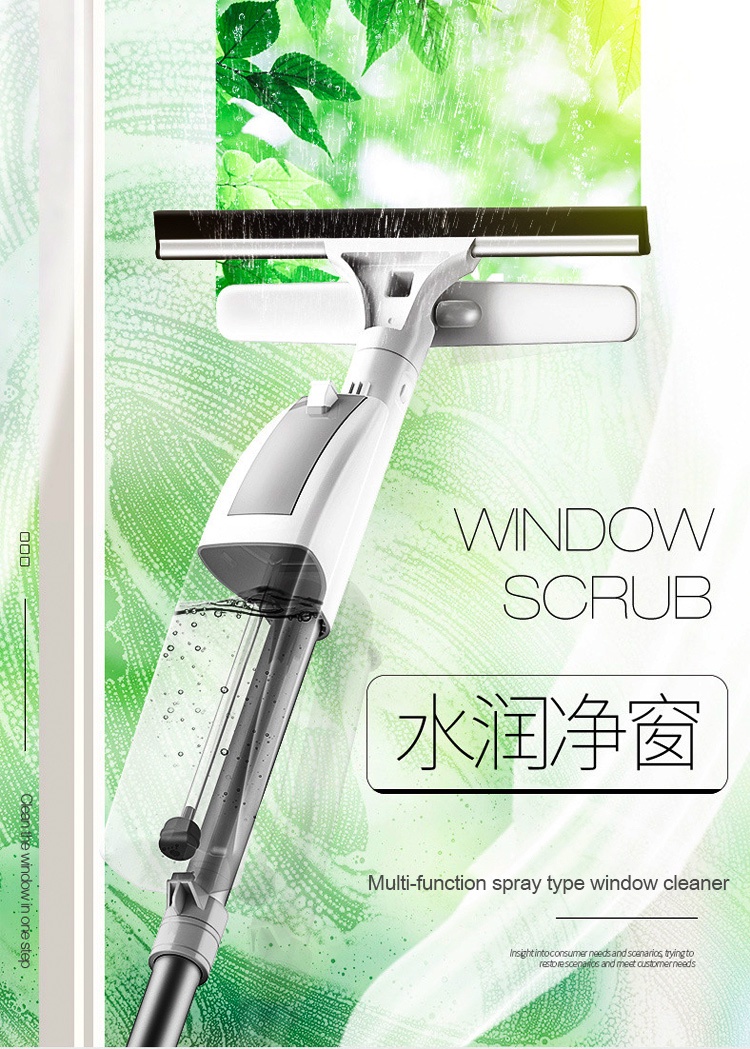 HAPPY MOM Window Cleaner Spray Squeegee Wiper Mop Cleaning Tool ...